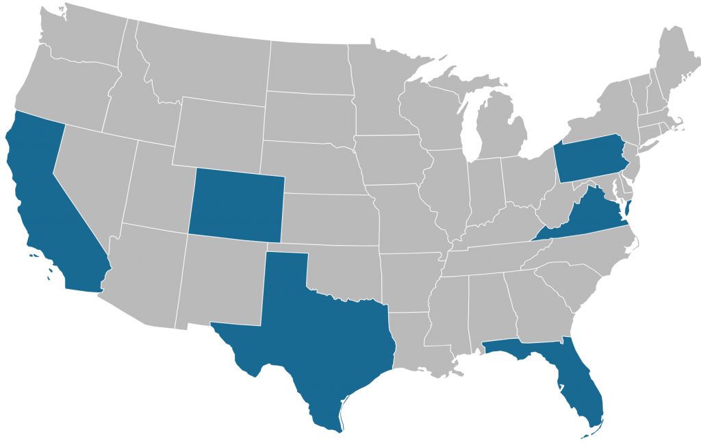 core_usa-map | Coretrust Capital Partners